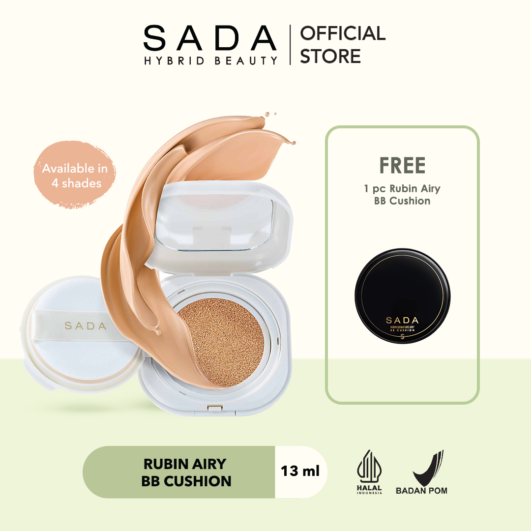[BUY 1 GET 1] Hybrid Rubin Signature Airy BB Cushion (GET FREE CUSHION ...