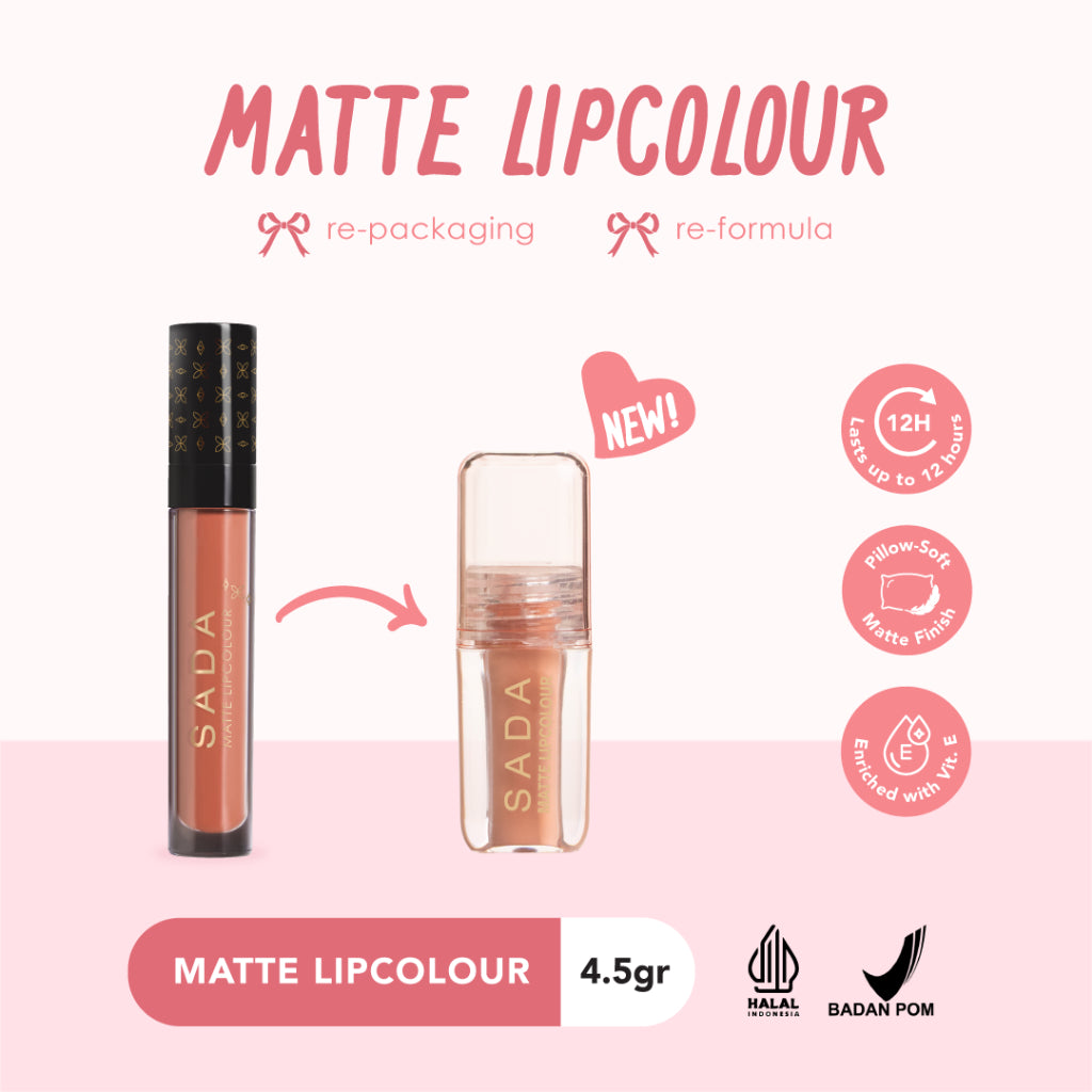 [NEW RE-LAUNCH] Matte LipColour 2.0 With New Formula – SADA HYBRID BEAUTY